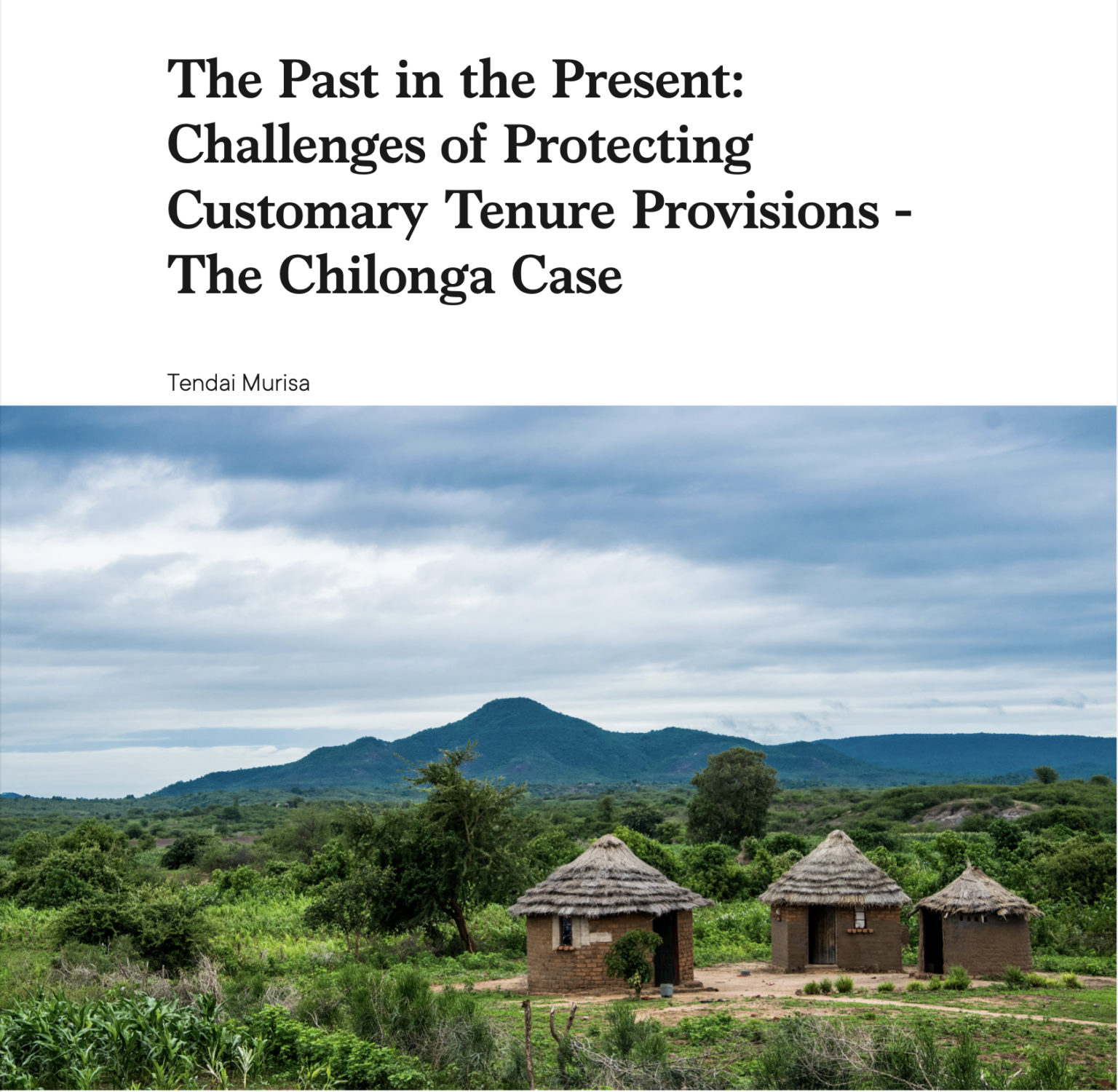Latest Developments on Land Tenure Reforms in Zimbabwe – SIVIO Connect